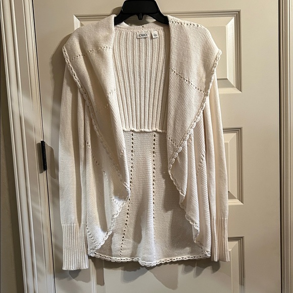 Cato | Sweaters | Cato Cream Knit Waterfall Cardigan | Poshmark